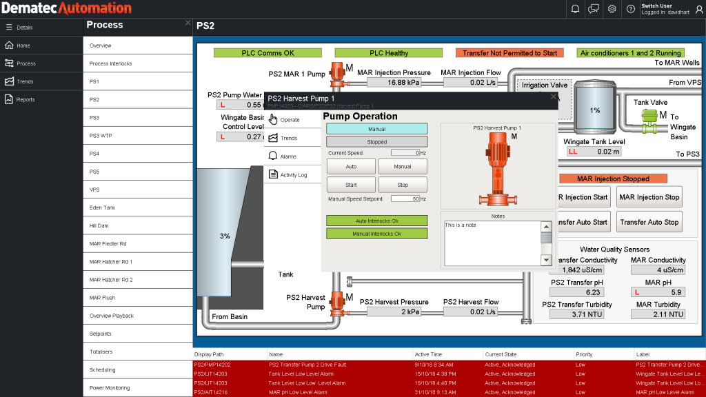 Delivering visibility and control of pumping equipment to maintain ...